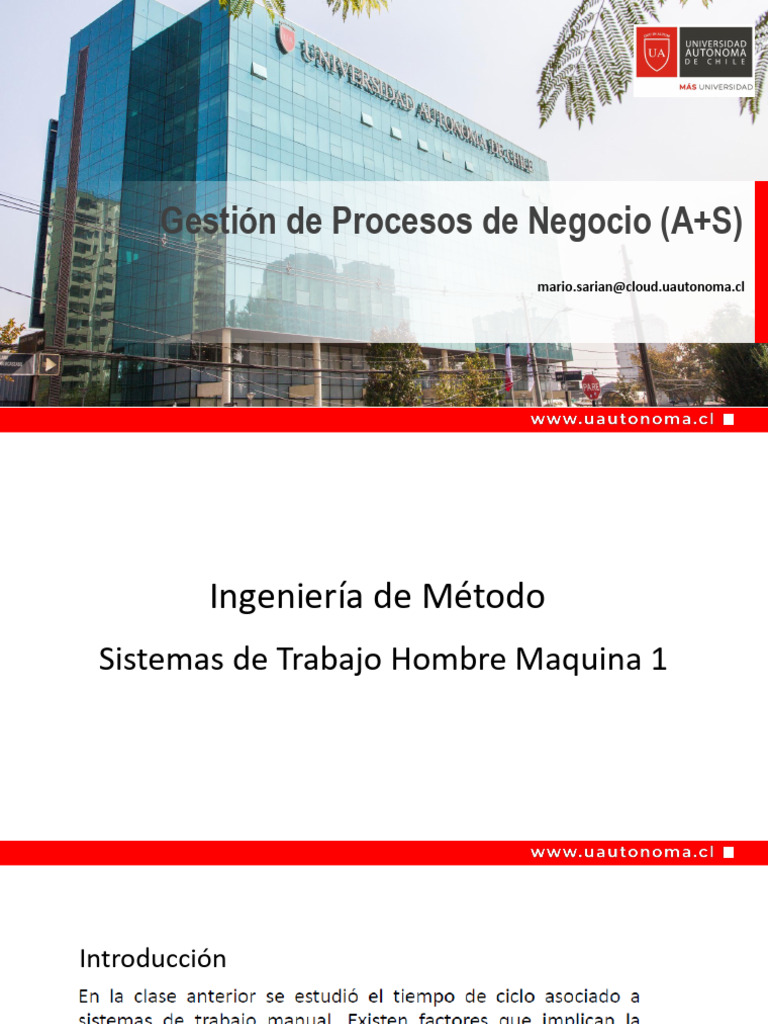 06 Ingenieria de Metodo Sistemas Hombre Maquina 1 | PDF | Tecnología