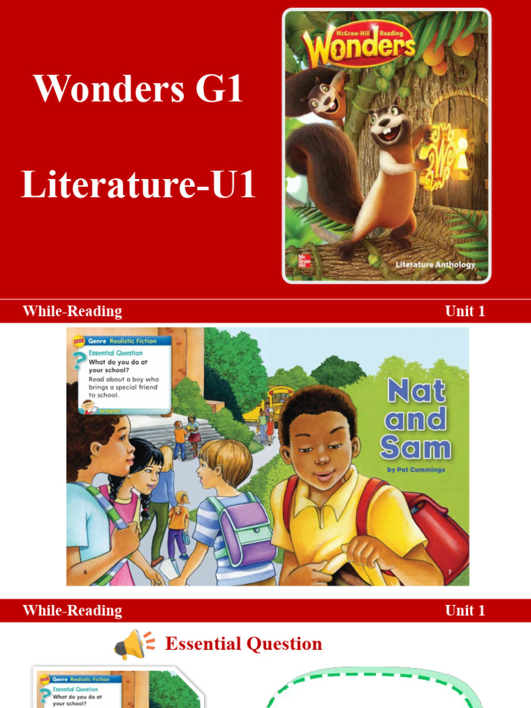 Nat and Sam at School: Grade 1 Reading | PDF