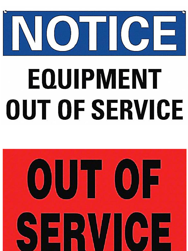 Signage NOT IN USE | PDF