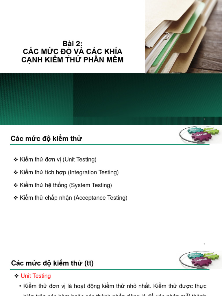 Bai 3 - Cac Muc Do Va Khia Canh KTPM | PDF