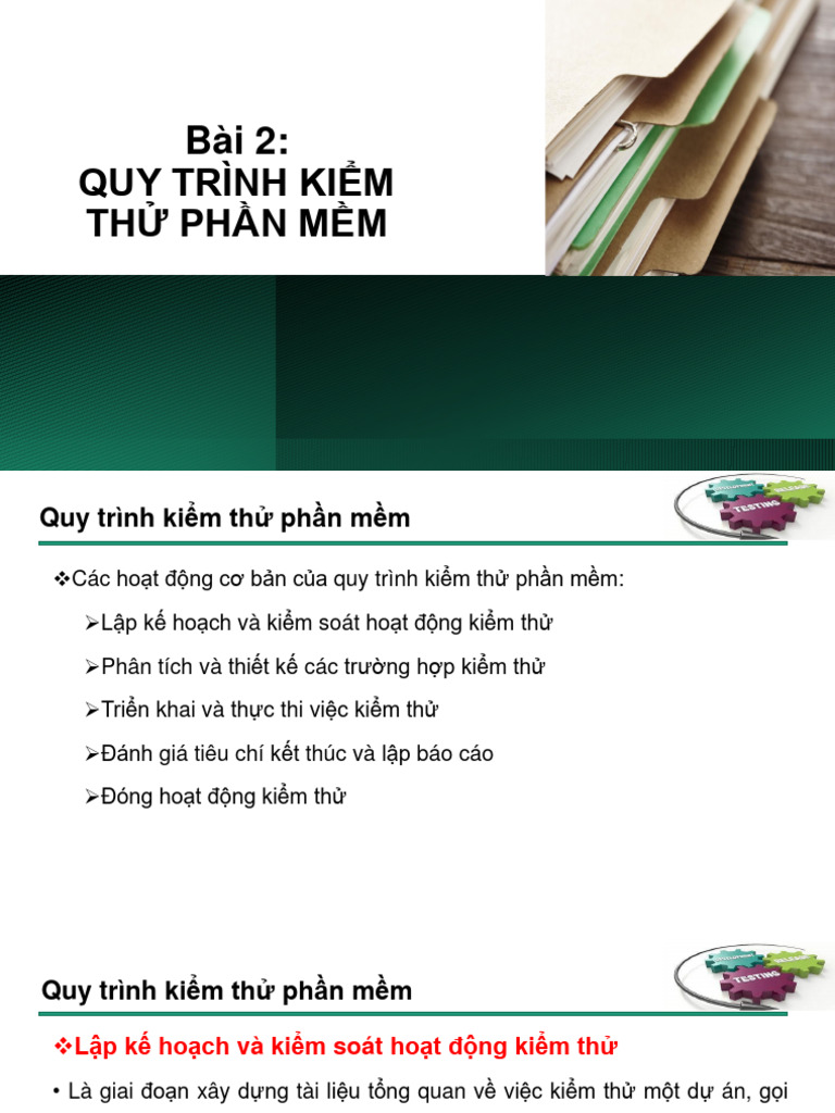 Bai 2 - Quy Trinh KTPM | PDF