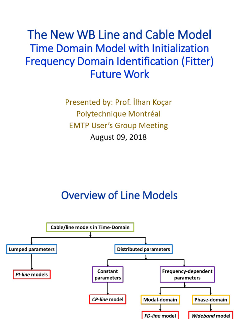 The New Frequency Dependent Line and Cable Model Wideband Model | PDF | Mathematical ...