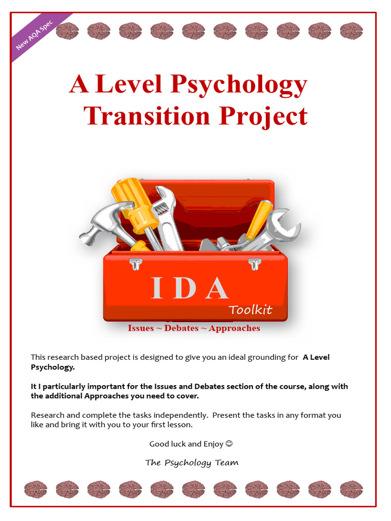 Transition - Psychology A Level | PDF | Psychology | Nature Versus Nurture