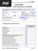 Vessel Inspection Checklist | PDF | Ships