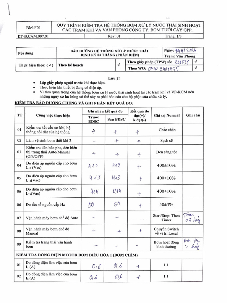 Report CMW2401455 BDNN 3T hệ thống XLNT VP | PDF
