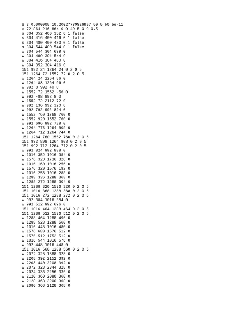 Circuit 20240406 0234.circuitjs | PDF
