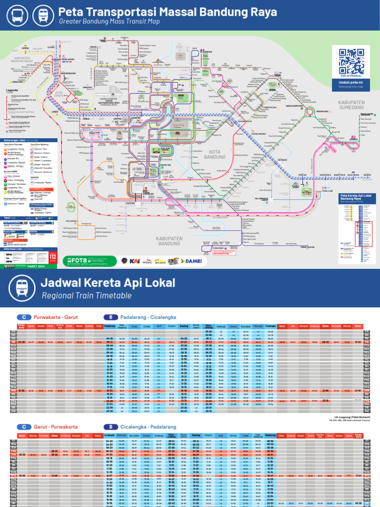 Peta Transportasi Bandung | PDF