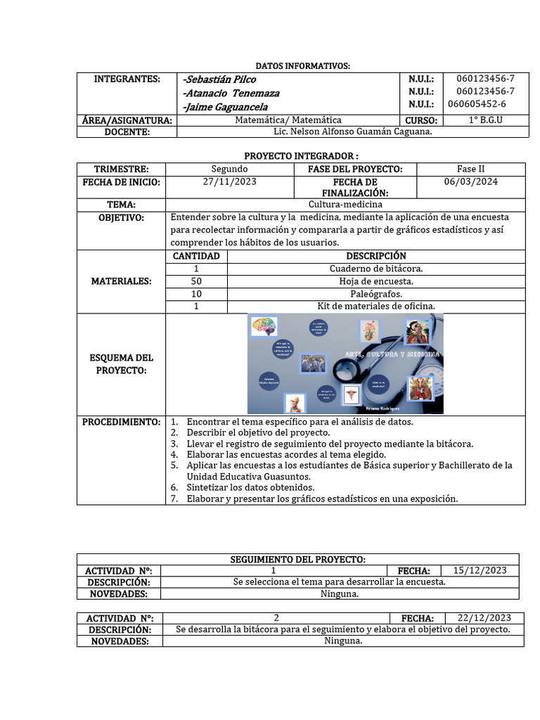 DATOS INFORMATIVOS | PDF | Estadísticas