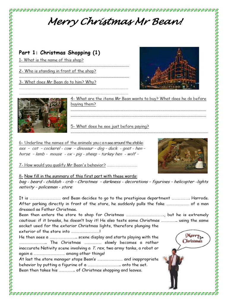 Merry Christmas Mr Bean.1 | PDF