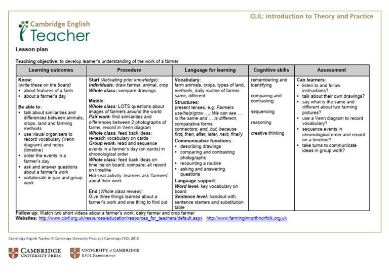 Lesson Plan Stages | PDF | Vocabulary | Learning