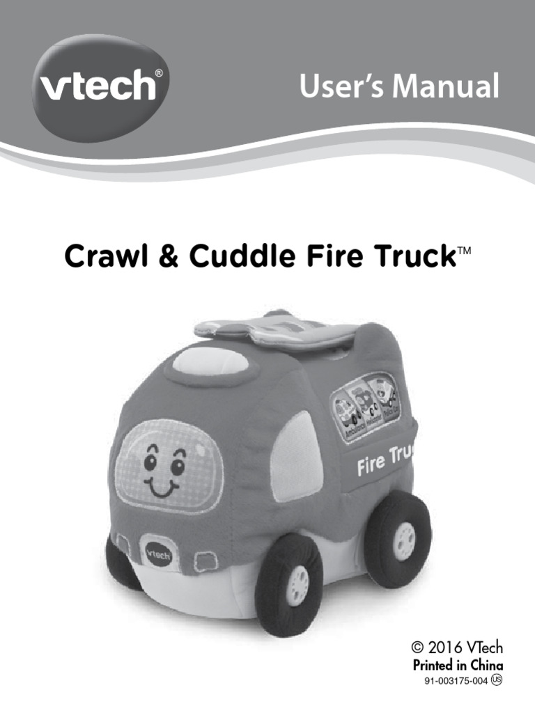 Crawl&CuddleFireTruck IM Final | PDF | Rechargeable Battery | Electromagnetic Interference