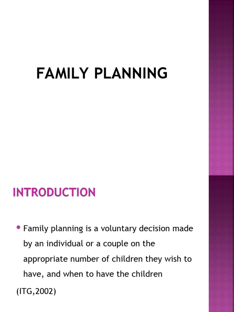 Comprehensive Family Planning Guide | PDF | Birth Control | Menstrual Cycle