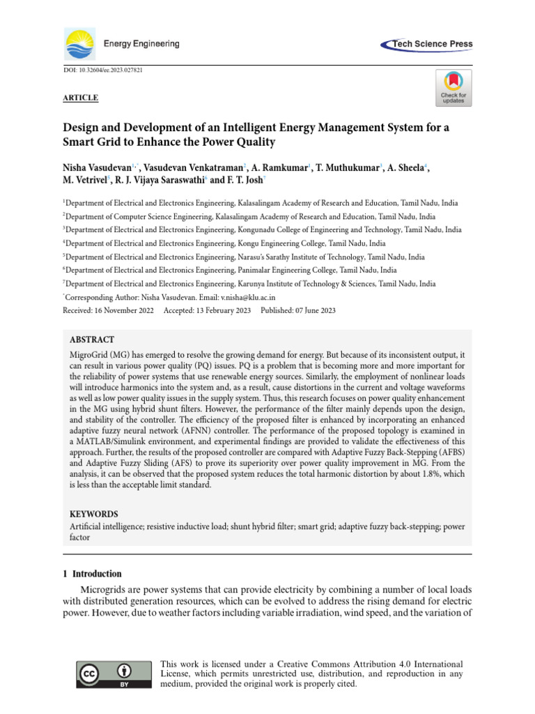 TSP Energy 27821 | PDF | Smart Grid | Electrical Grid