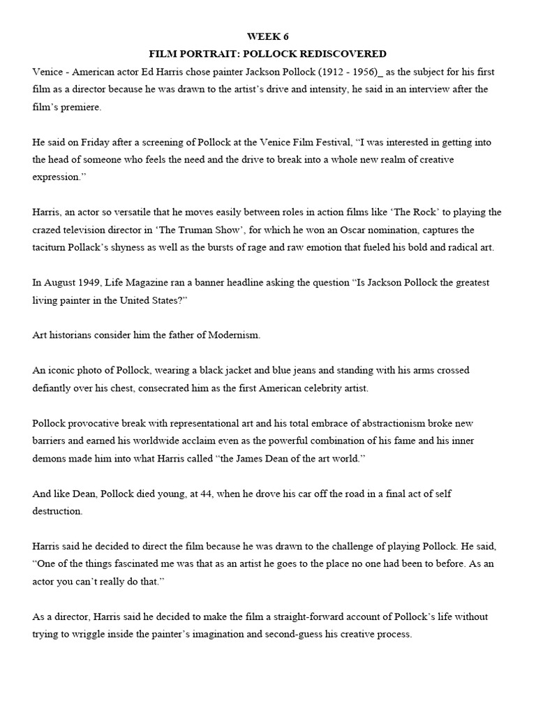 Pollock Rediscovered | PDF