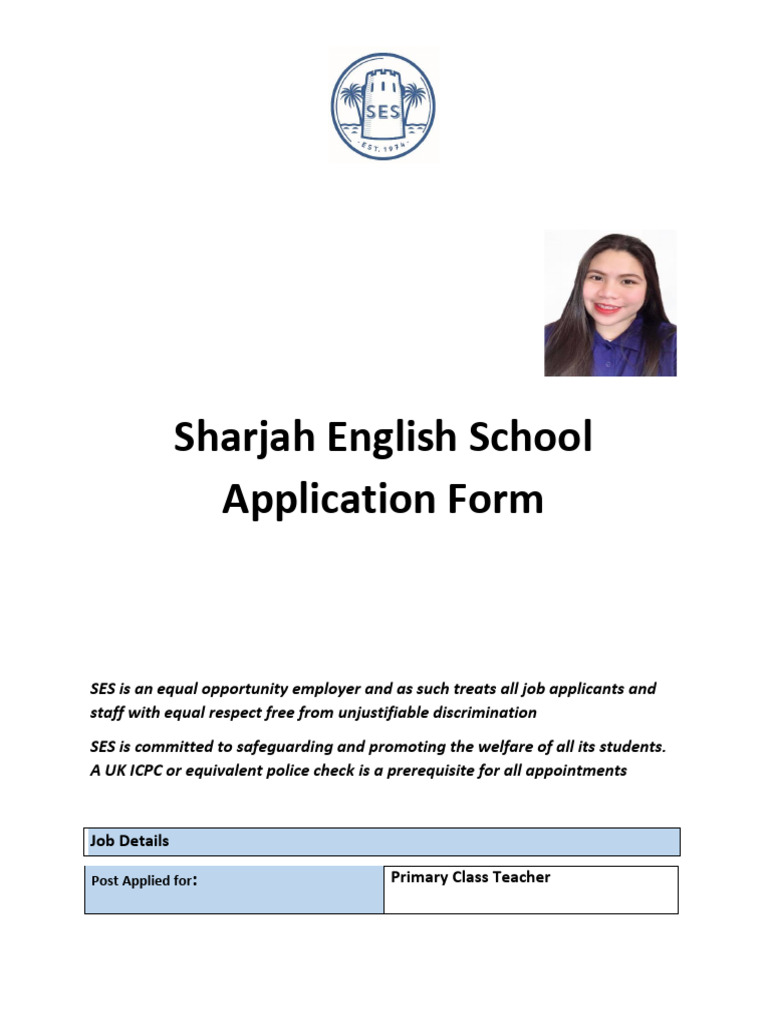 Updated SES Application Form - PDF - Honey Mae | PDF