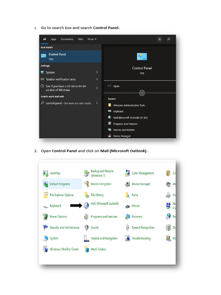New Outlook Configuration SOP | PDF