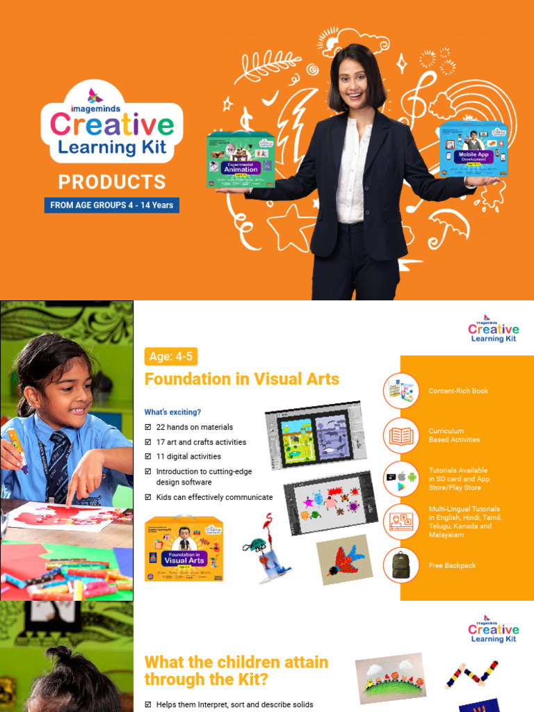 Product - Imageminds Creative Learning Kit | PDF | Multilingualism ...