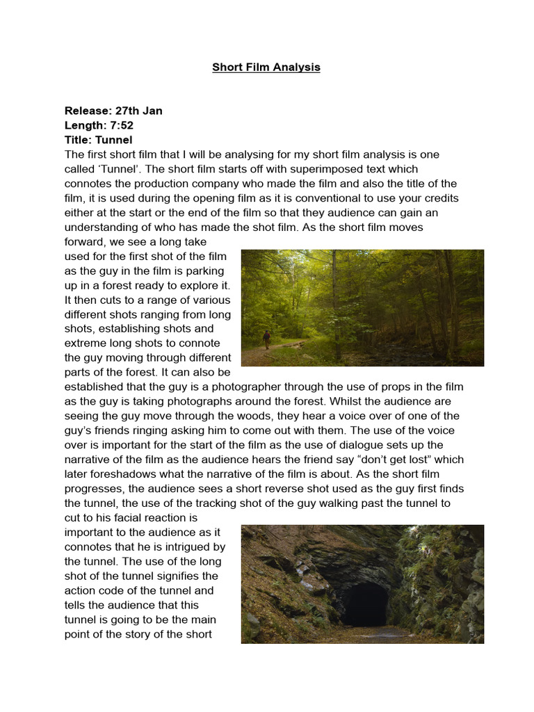Short Film Analysis | PDF