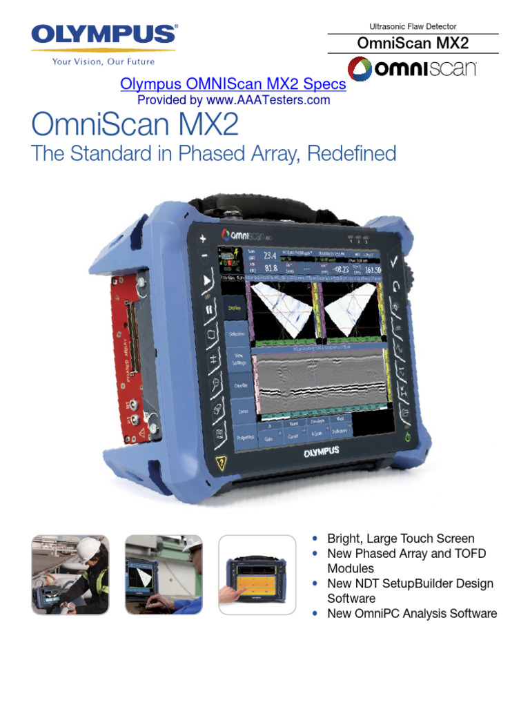 Olympus Omniscan mx2 Specifications Spec Sheet 2k21 | PDF ...