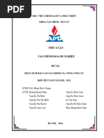 NHÓM 1- PHÂN TÍCH BCTC CÔNG TY CỔ PHẦN TẬP ĐOÀN MASAN | PDF