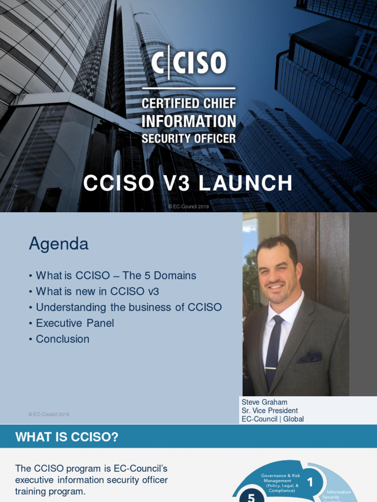 CCISO V3 Launch-SGRAHAM Slides | PDF | Cyberspace | Computer Security