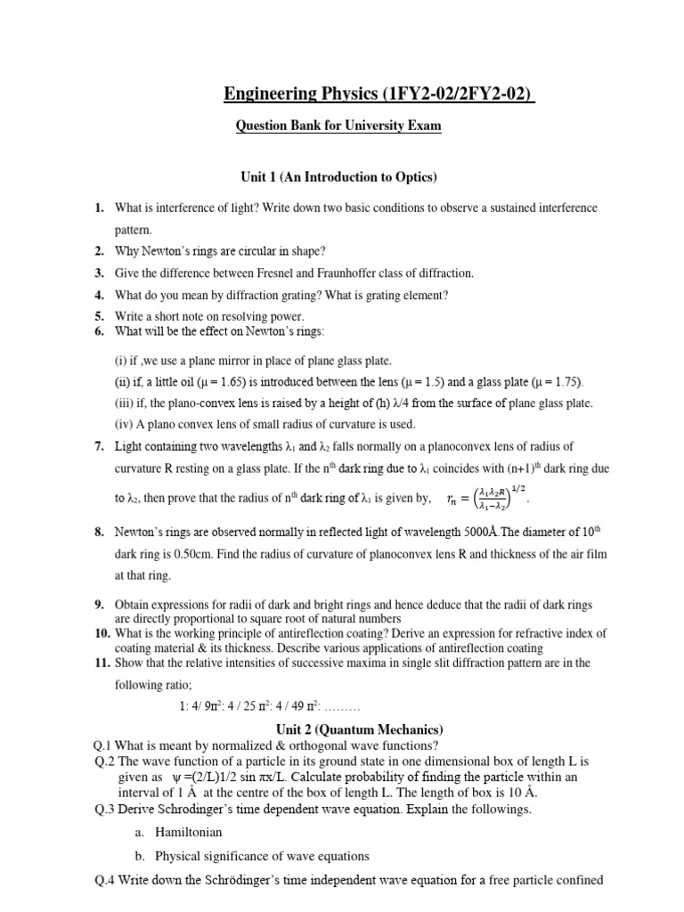 Phy QB | PDF | Superconductivity | Diffraction