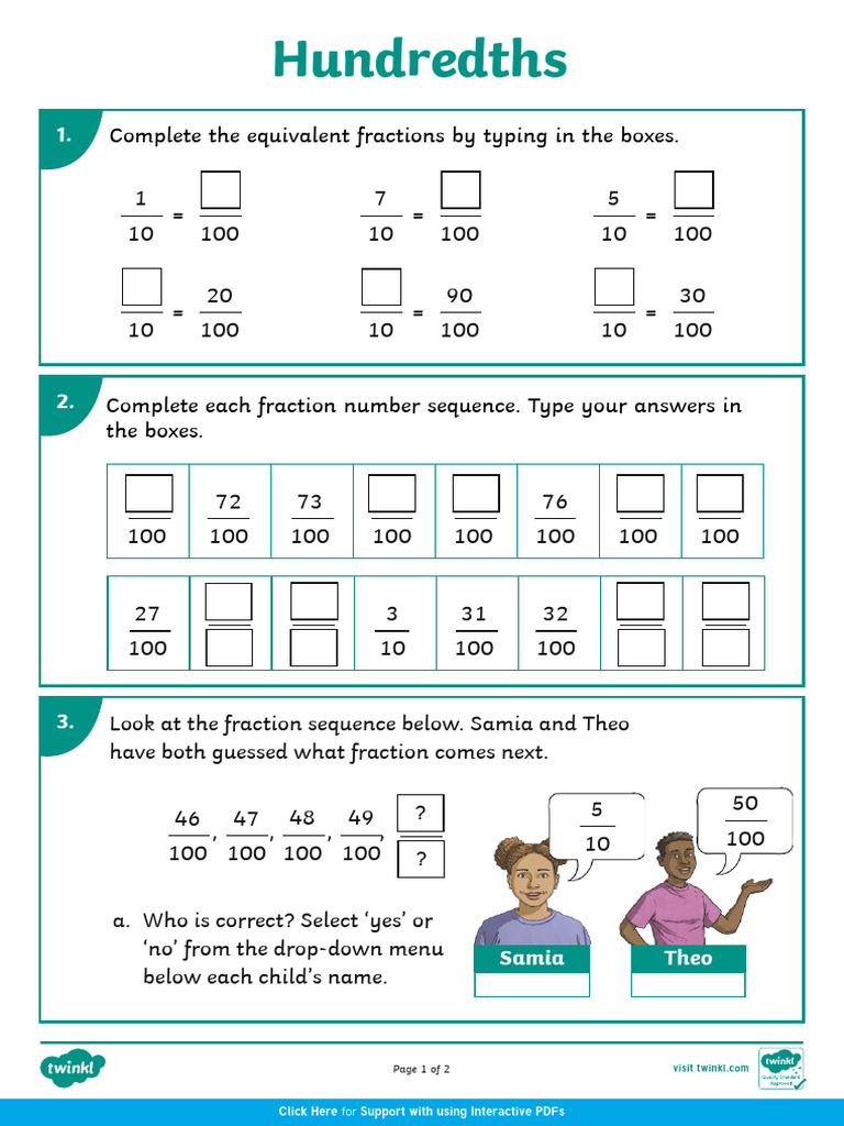 T M 34129 Interactive PDF Y4 White Rose Maths Spring Block 4 Number ...