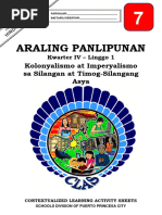 Kolonyalismo at Imperyalismo | PDF