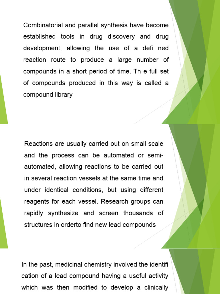 Unit 5.2 Combinatorial Chemistry | PDF | Organic Synthesis | Polymers