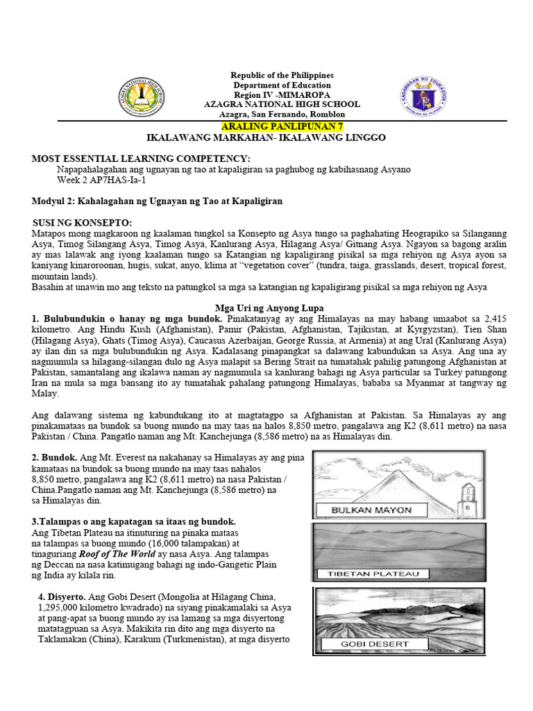 AP-7 Module 2-WEEK 2 | PDF