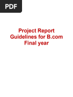 Format For Research Project Report | PDF