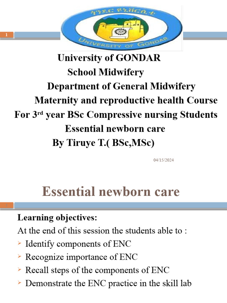 Essential Newborn Care Guidelines | PDF | Cardiopulmonary Resuscitation ...