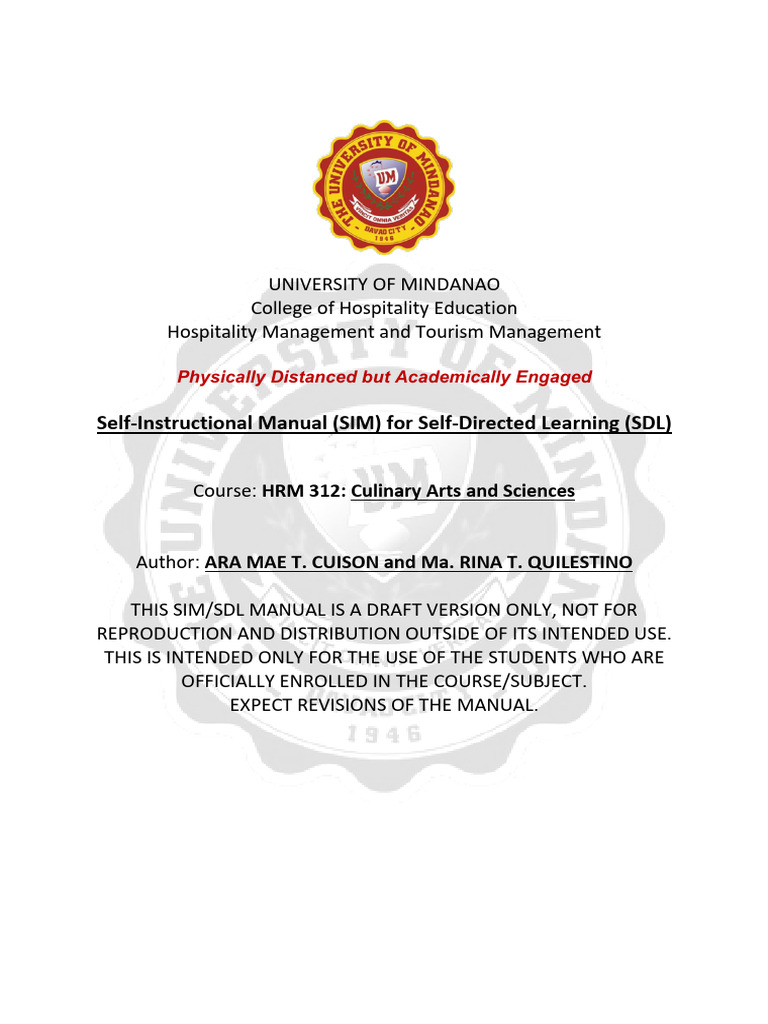 HPC 101 SIM Week 1-3 Part 2 For Upload | PDF | Knife | Blade