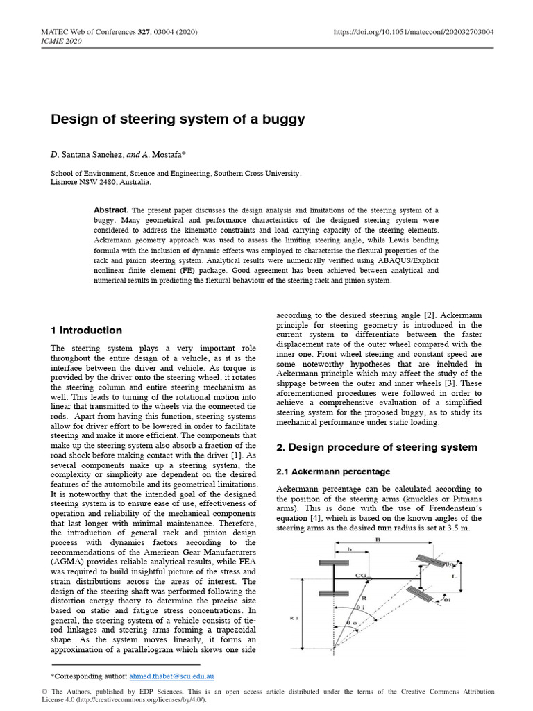 Buggy | PDF | Gear | Steering