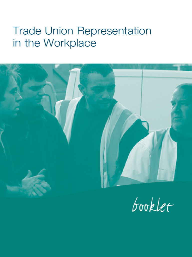 Trade Union Representation Guide | PDF | Employment | Collective Bargaining