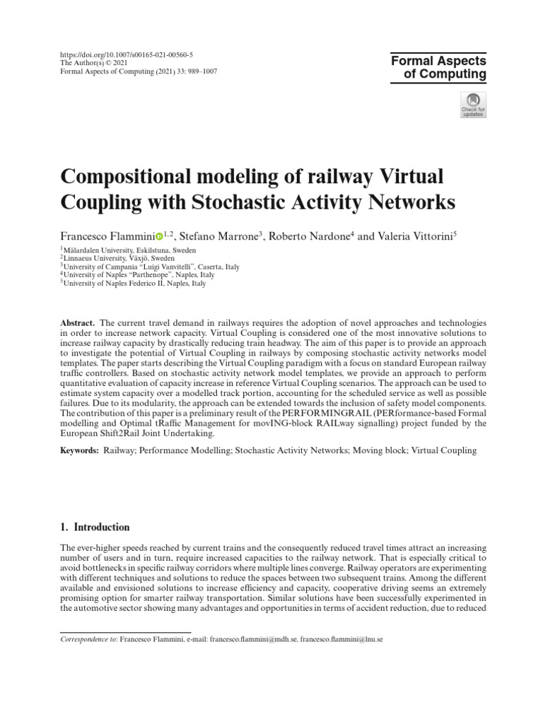 Compositional Modeling of Railway Virtual | PDF Compositional Modeling of Railway Virtual | PDF