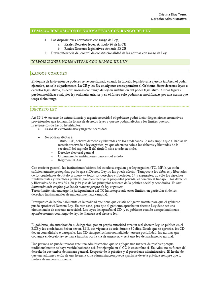 Admin Tema 3 | PDF | Estatuto | Gobernancia