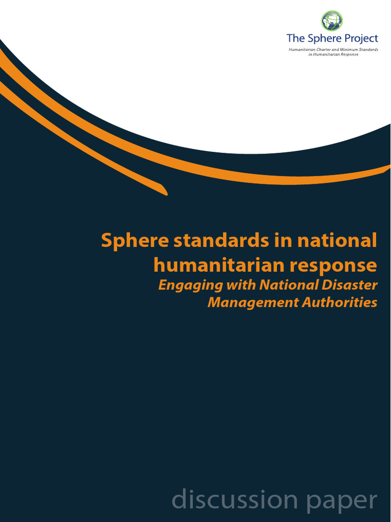 Sphere Standards in National Humanitarian Response | PDF | Emergency ...