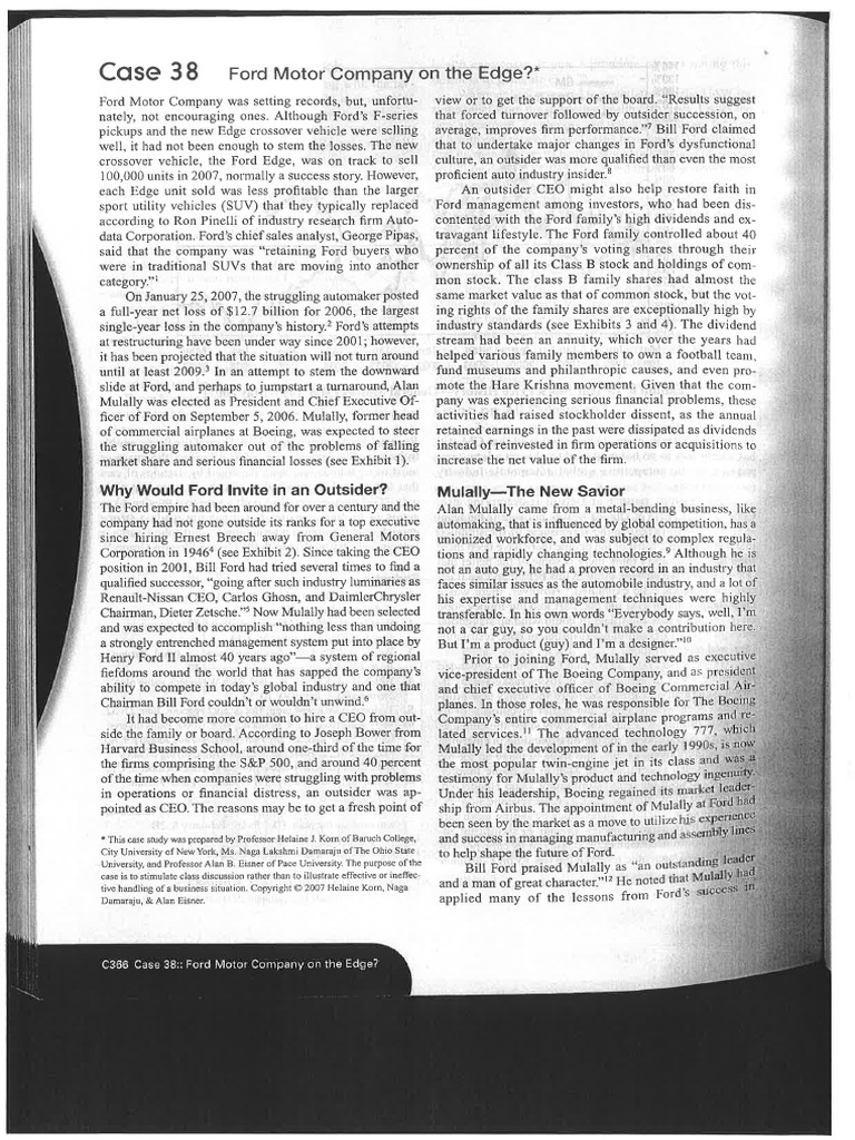 Ford Case | PDF