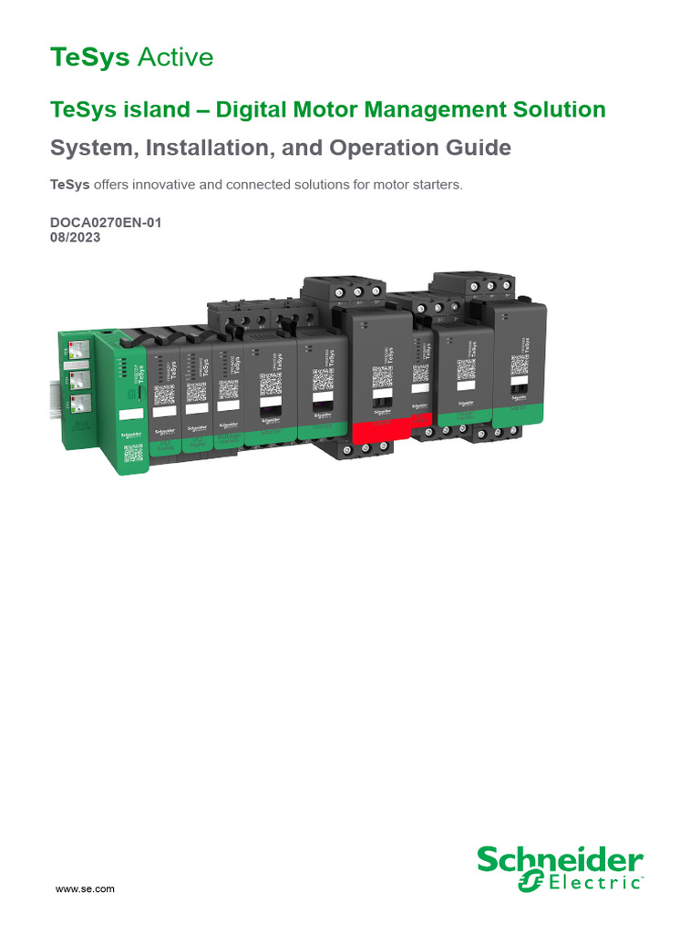 DOCA0270EN TeSys Island System Installation Operation Guide | PDF ...