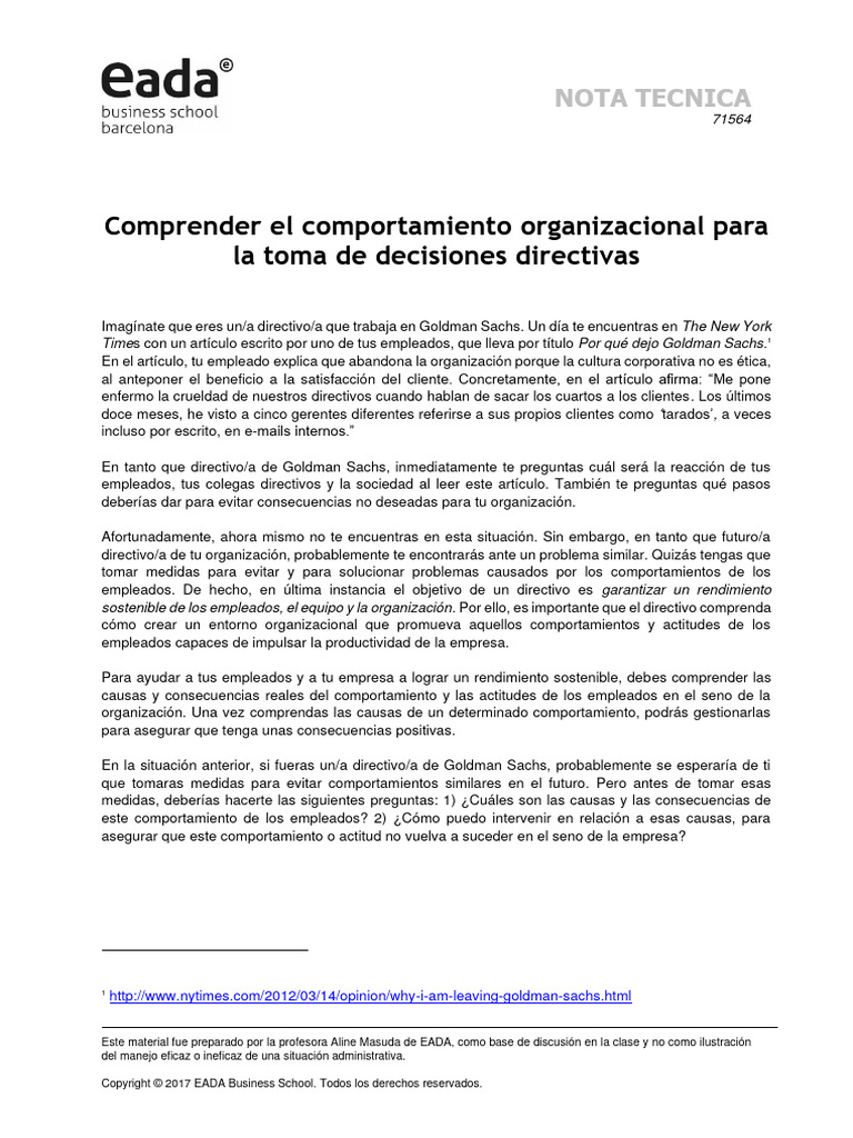 1 71564 Comprender El Comportamiento Organizacional para La Toma de ...