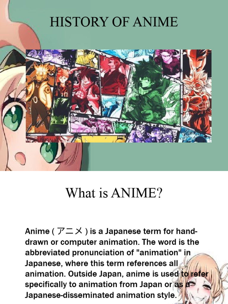 HISTORY OF ANIME Resear | PDF | Anime | Animation