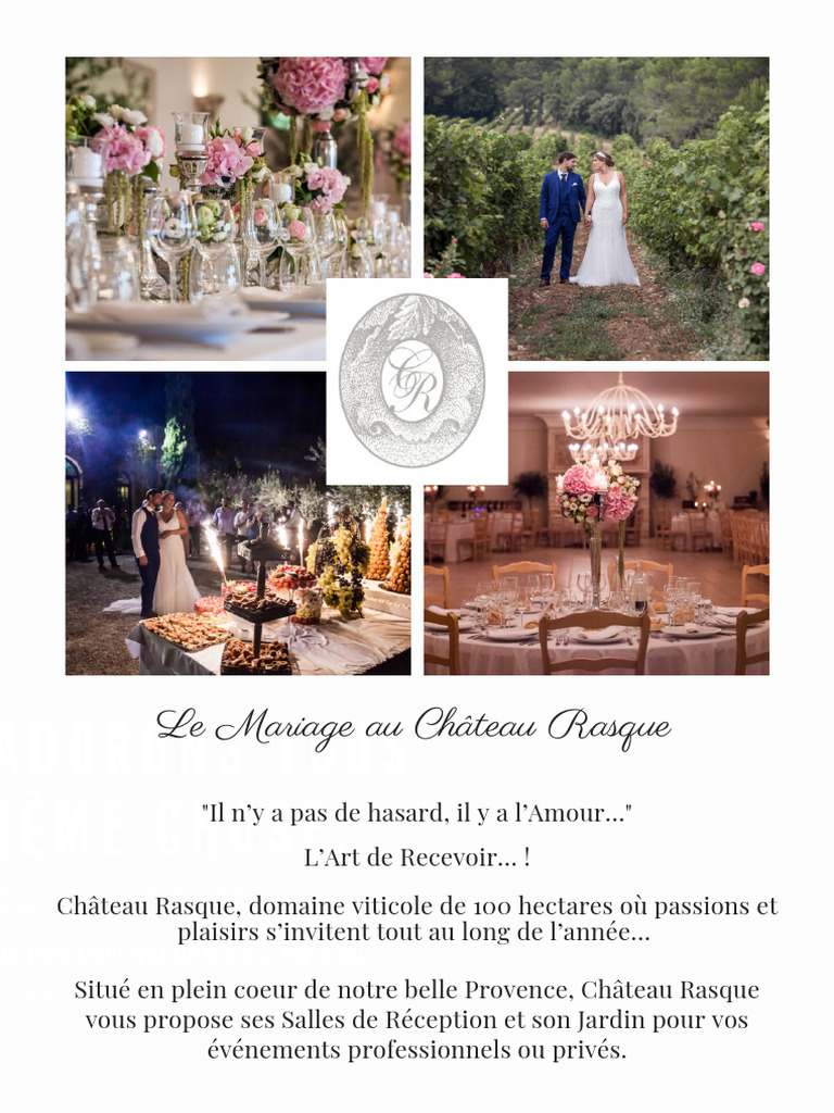 Mariages au Château Rasque en Provence | PDF