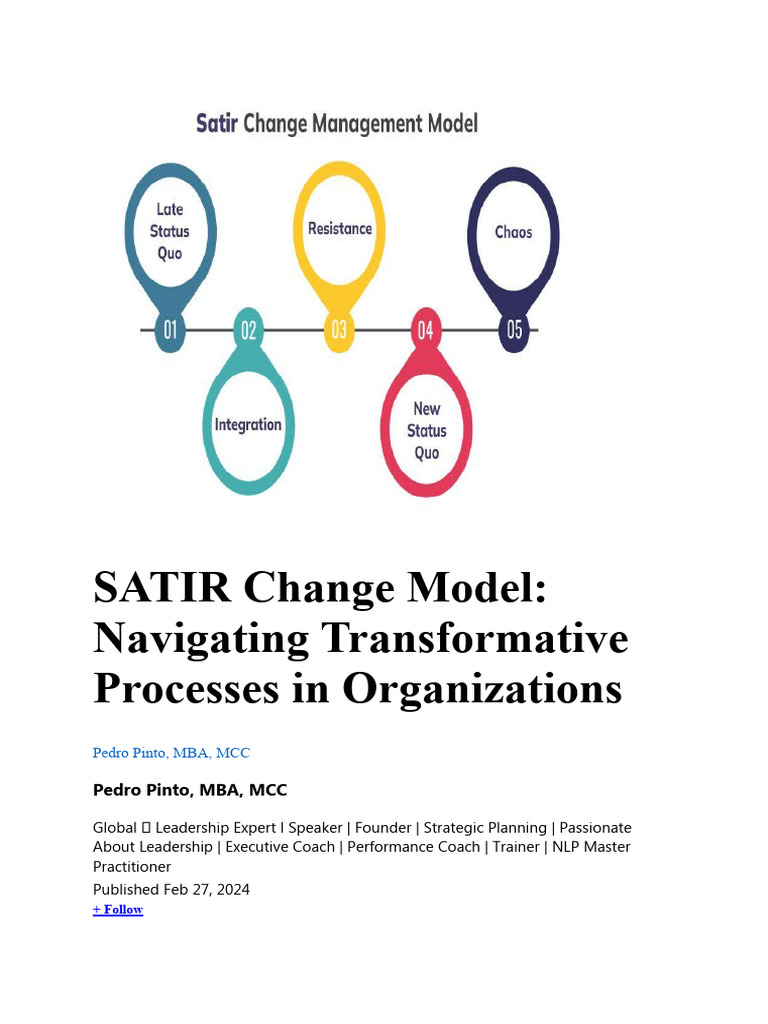 SATIR Change Model: Navigating Transformative Processes in ...