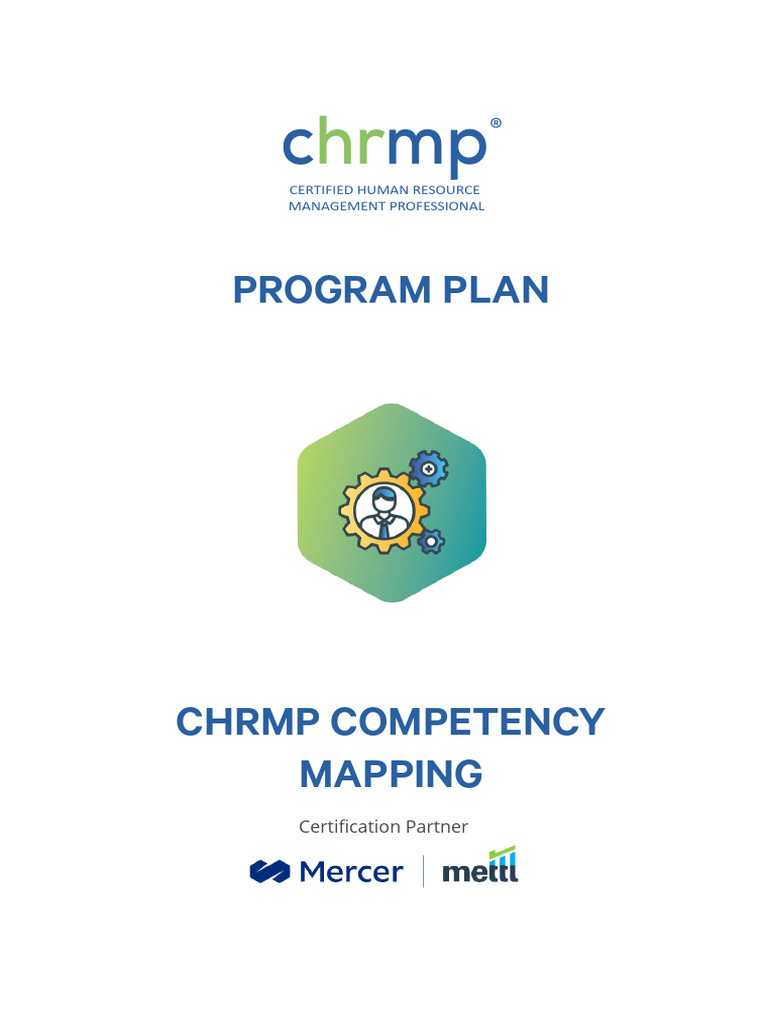 Program Plan Competency Mapping | PDF | Human Resource Management