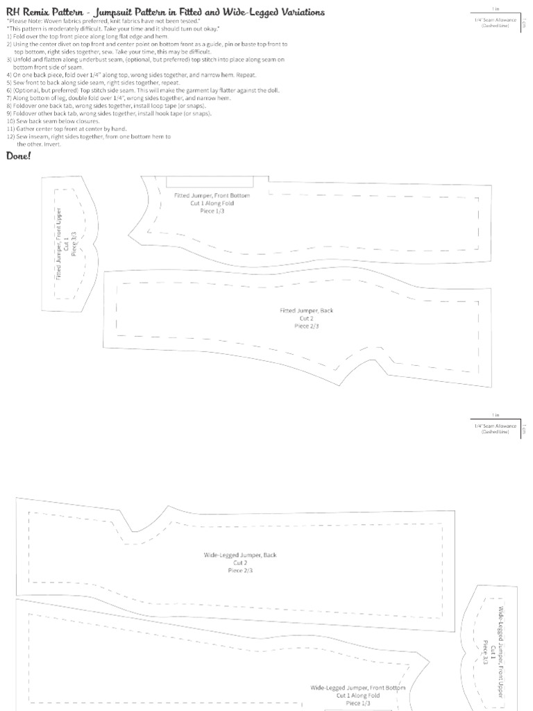 RH Remix Pattern Jumpsuit | PDF