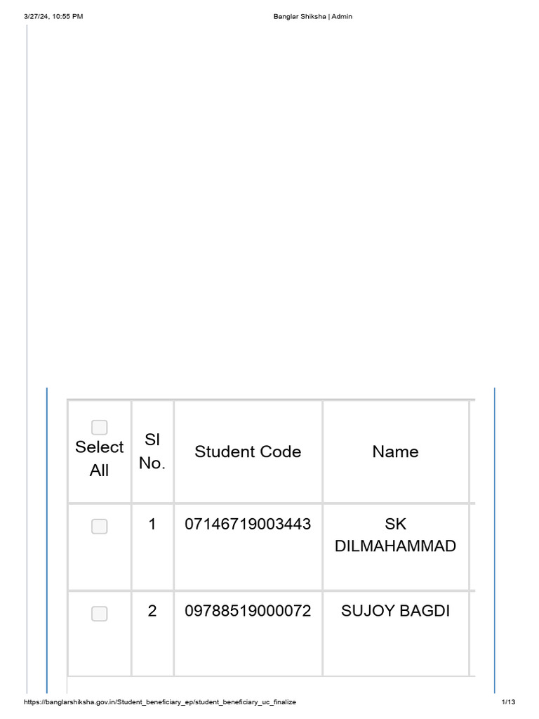Pending List for Tab 1 | PDF