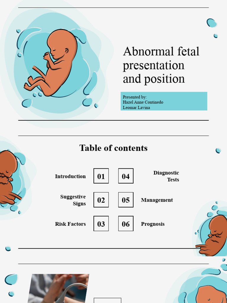 Malpresentation and Malposition of The Fetus | PDF | Childbirth ...