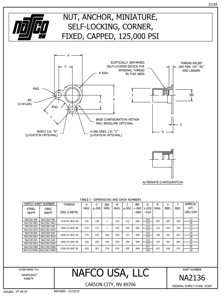 NA2136 | PDF | Screw | Nut (Hardware)
