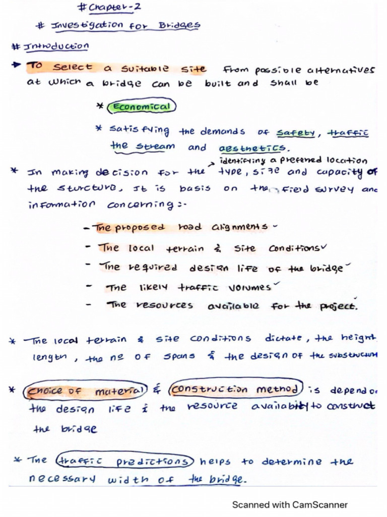 Chapter 2 (Bridge Design) | PDF
